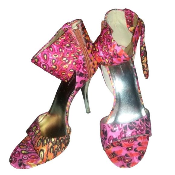 Shi by JOURNEYS | Shoes | Shi Byjourneys Pinkand Silverheels | Poshmark